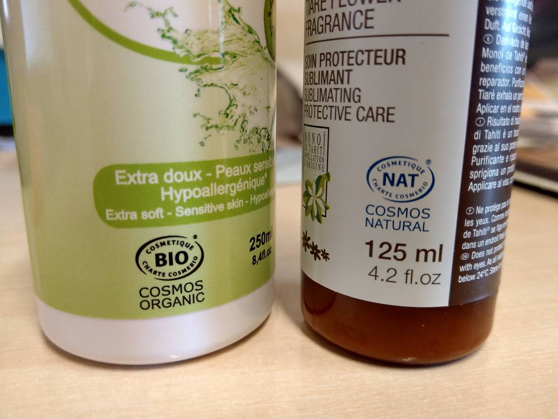 Ingrédients cosmétiques naturels, d'origine naturelle... Kézako